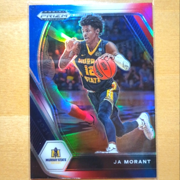 Panini | Other | 22 Ja Morant Red White And Blue Prizm Draft Memphis ...